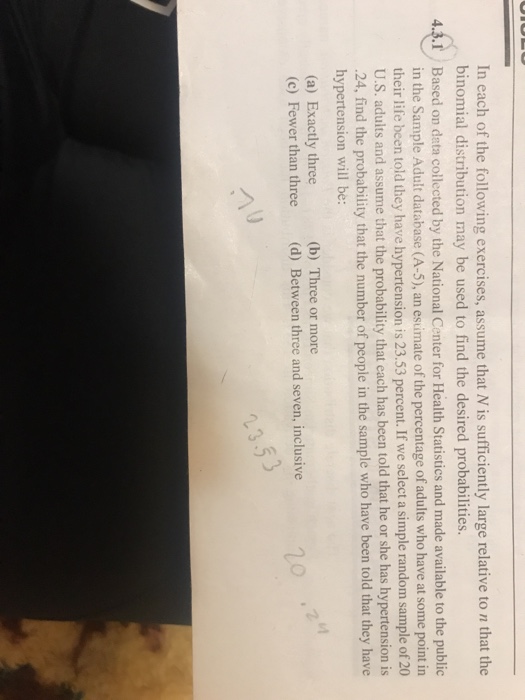 Solved In each of the following exercises, assume that N is | Chegg.com