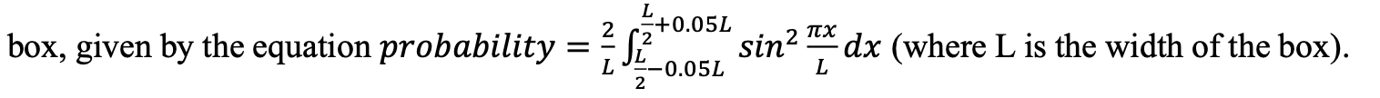 Solved Determine the probability of finding a particle | Chegg.com
