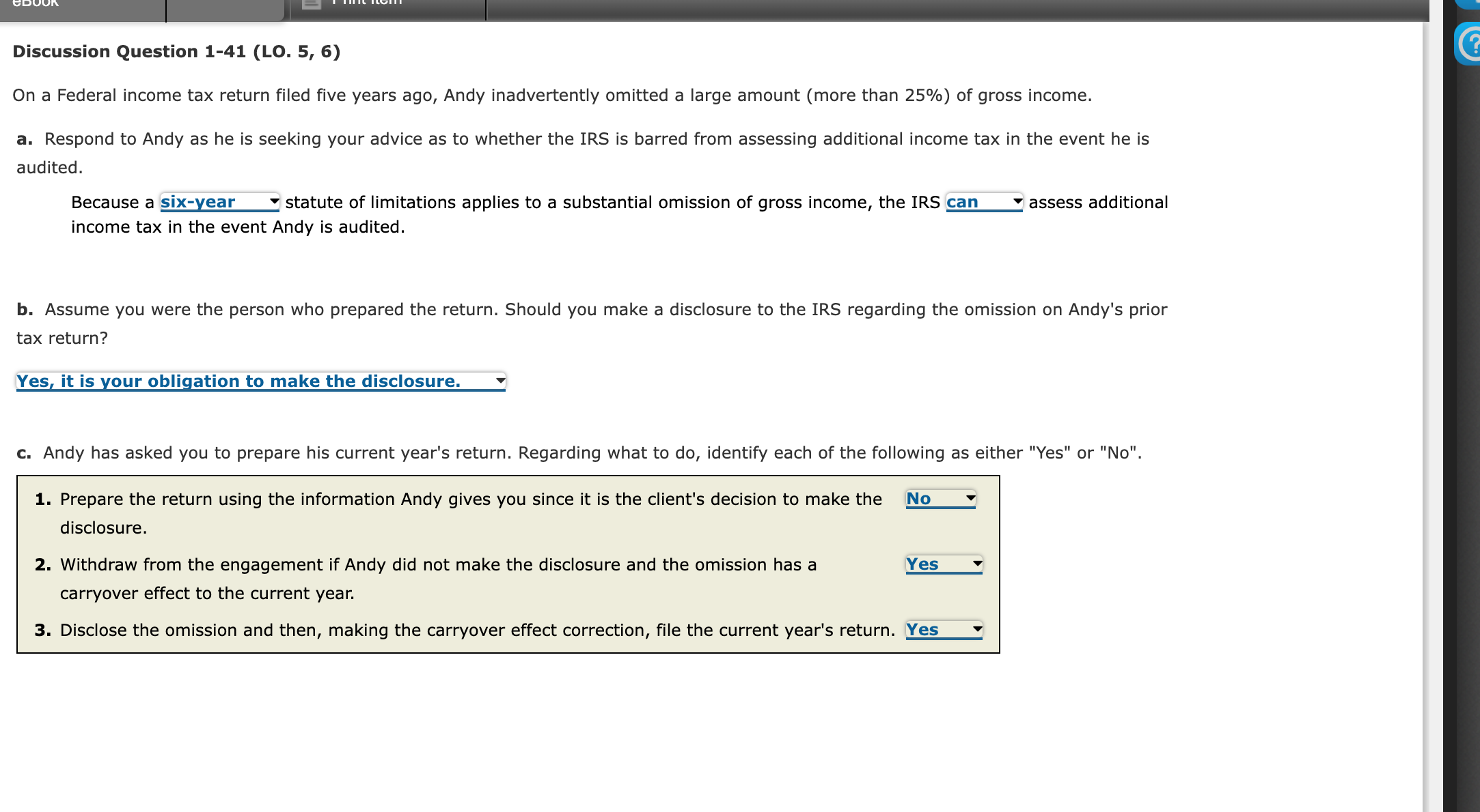 Solved Discussion Question 1-41 (L0. 5, 6)On a Federal | Chegg.com