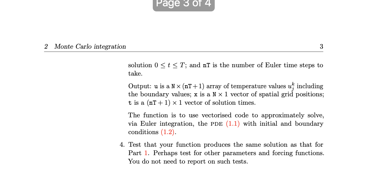 1 Simulate diffusion in time Let's solve the | Chegg.com
