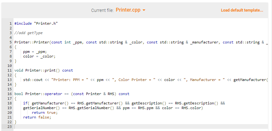 Solved For this question, you will use Polymorphism to | Chegg.com