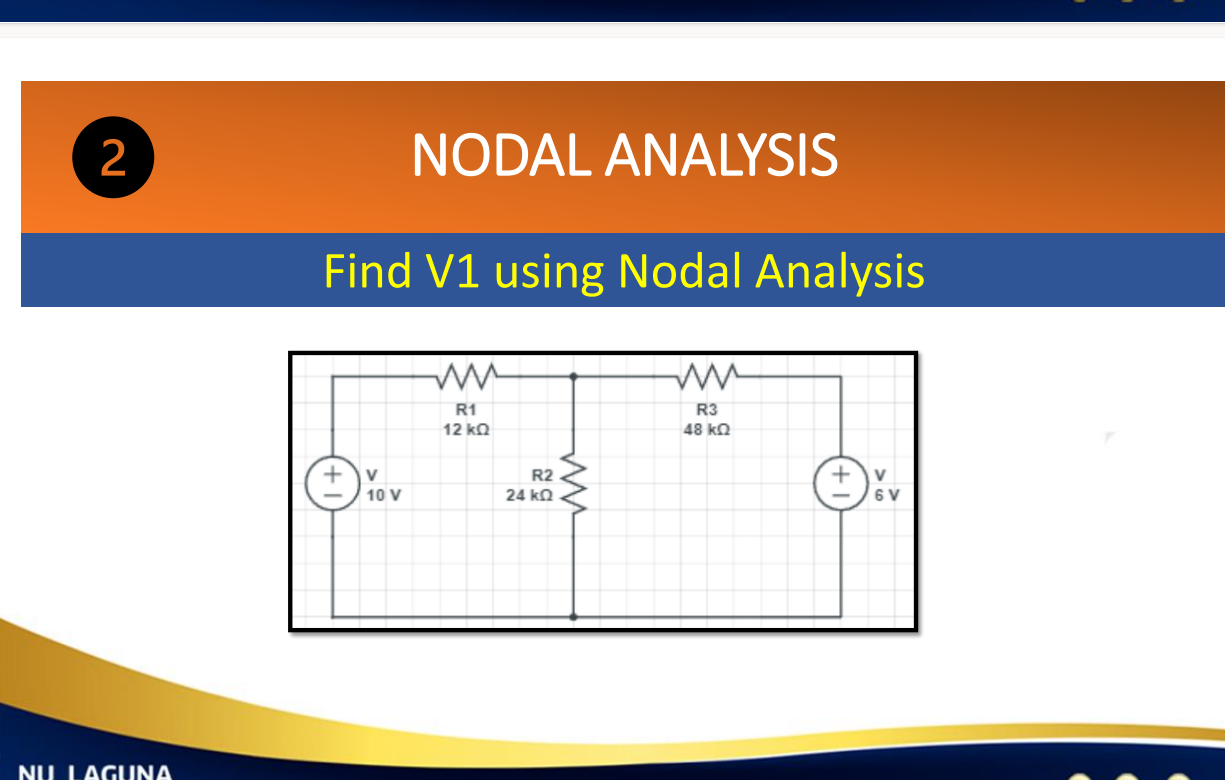 Solved 2NODAL ANALYSISFind V1 ﻿using Nodal Analysis | Chegg.com