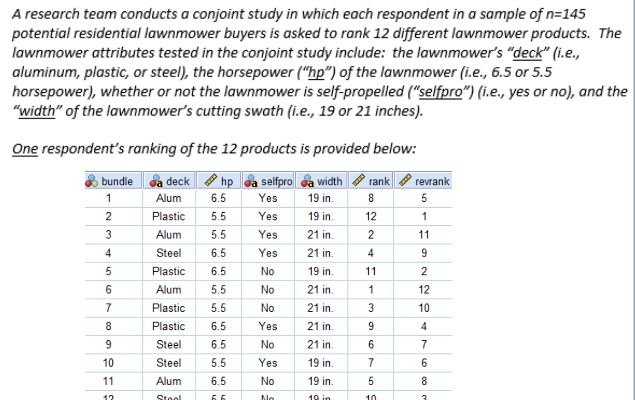 Is this an orthogonal design? How do you know, yes | Chegg.com
