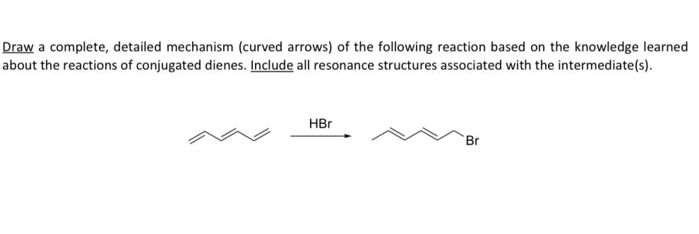 Solved Draw a complete, detailed mechanism (curved arrows) | Chegg.com