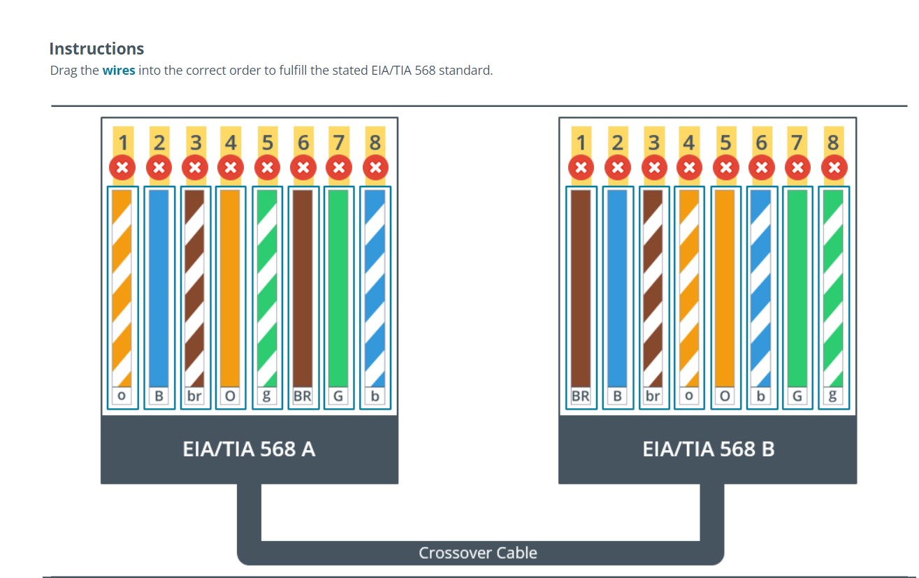 Solved Instructions Drag the wires into the correct order to | Chegg.com