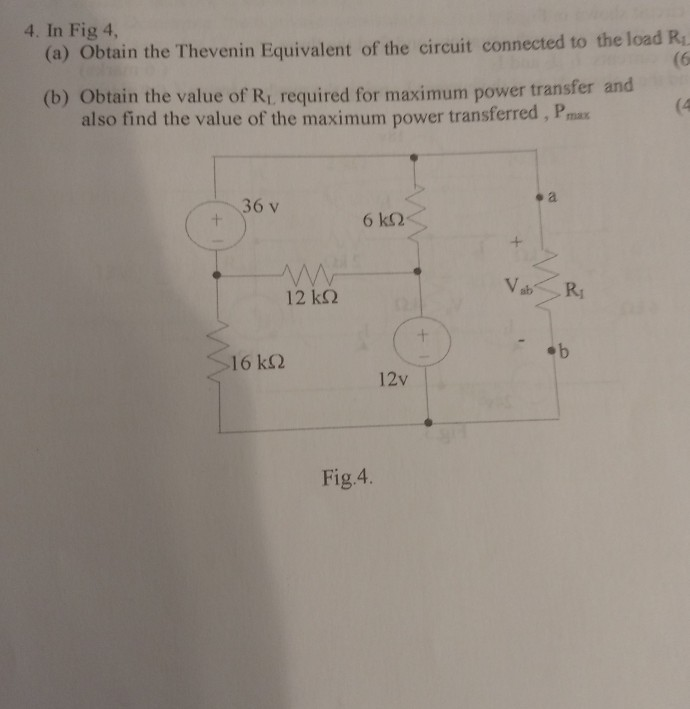 Solved 1. For the general network shown in Fig.1, (1) | Chegg.com