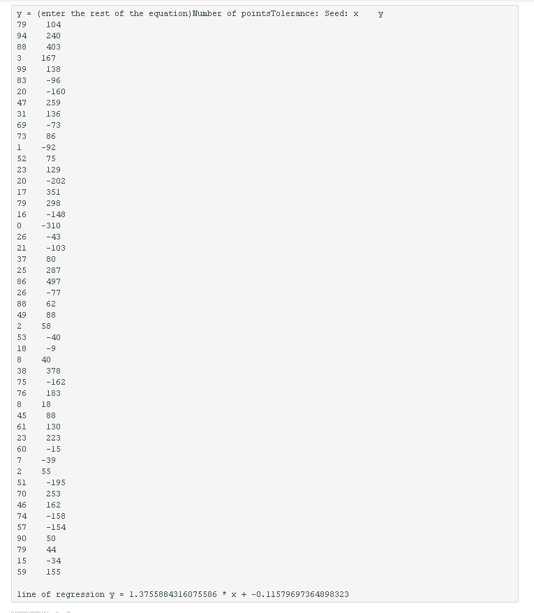 Solved 7.12 Linear Regression In statistics, linear | Chegg.com