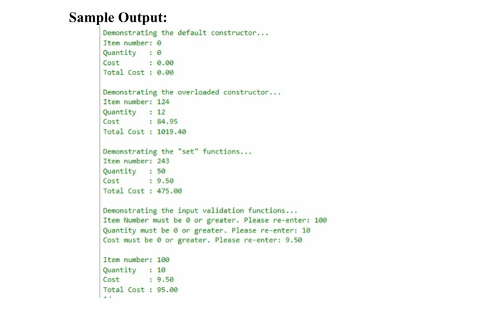 Solved 1. Inventory.cpp, InventoryMain.cpp and Inventory.h | Chegg.com