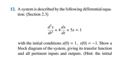 Solved 2. A system is described by the following | Chegg.com