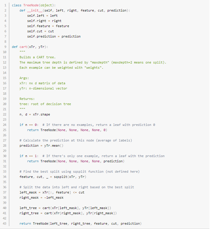 Solved lass TreeNode(object): def _init_(self, left, right, | Chegg.com
