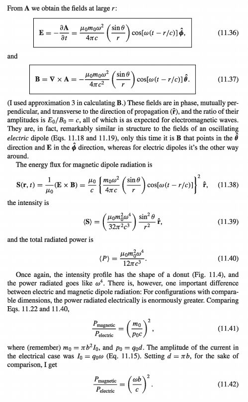 A) We derived the radiation resistance of a | Chegg.com