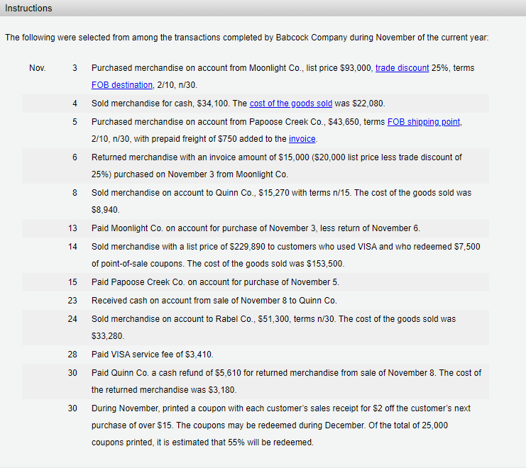 Solved LIABILITIES 211 Accounts Payable-Moonlight Co. 212 | Chegg.com