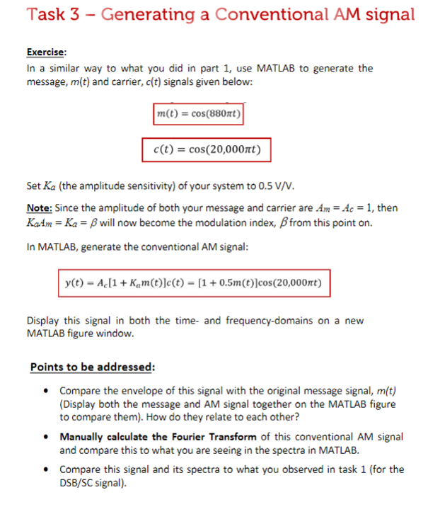 Solved These codes below are the Matlab codes of task 3 and | Chegg.com