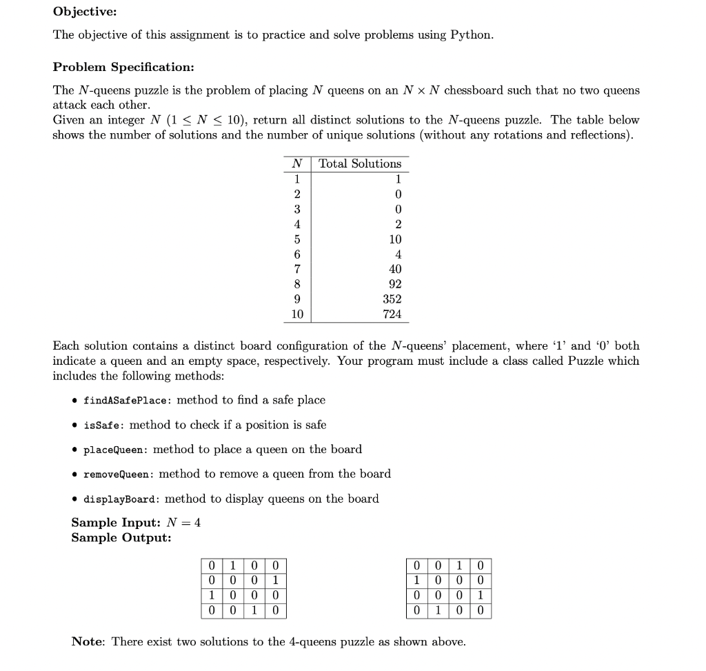 Solved Objective: The objective of this assignment is to | Chegg.com