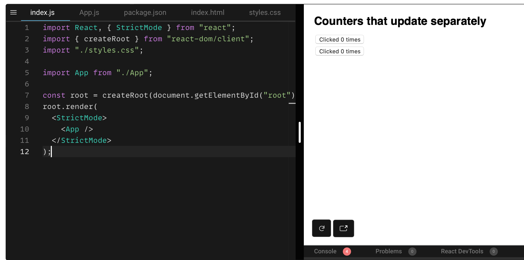 Solved Review The React Beta Docs Quick Start Look At The 