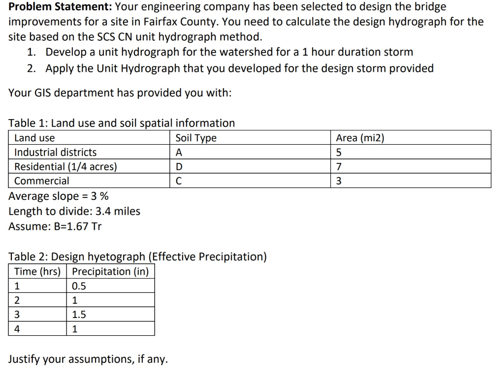 Problem Statement: Your engineering company has been | Chegg.com