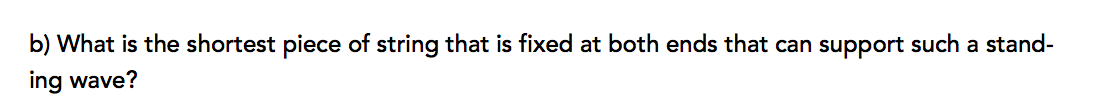Solved 1) A string carries a standing wave described by the | Chegg.com