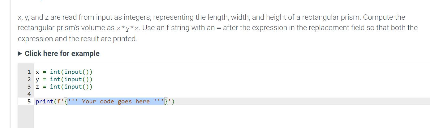 Solved x,y, ﻿and z ﻿are read from input as integers, | Chegg.com