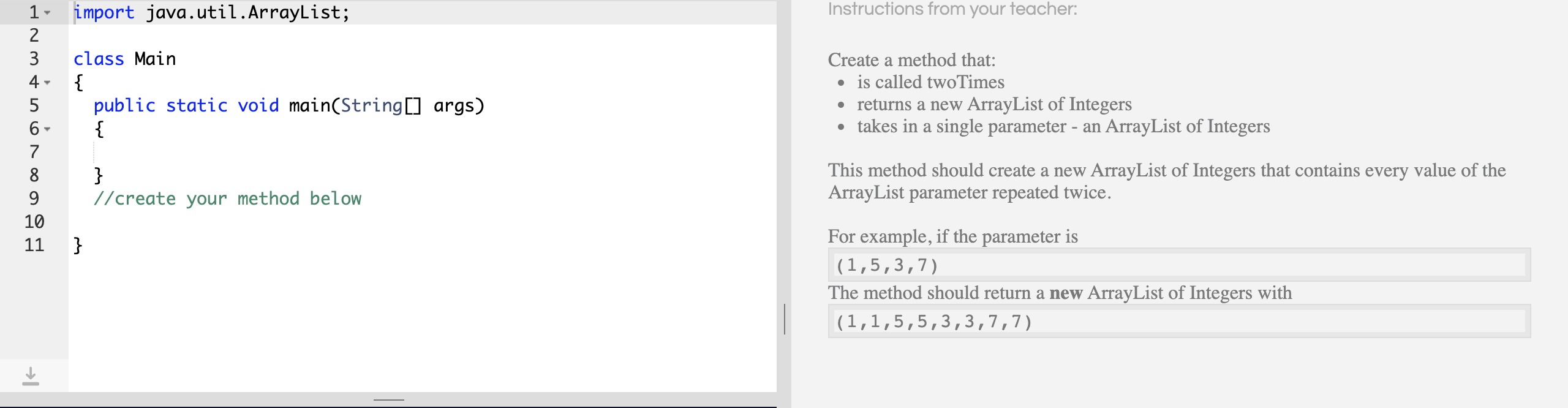 Solved Instructions from your teacher: 1. import | Chegg.com