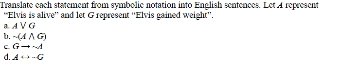 Solved Translate each statement from symbolic notation into | Chegg.com