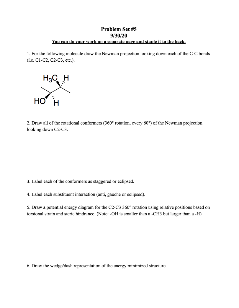 Solved Problem Set #5 9/30/20 You can do your work on a | Chegg.com