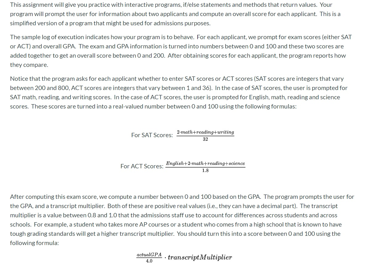 This assignment will give you practice with | Chegg.com
