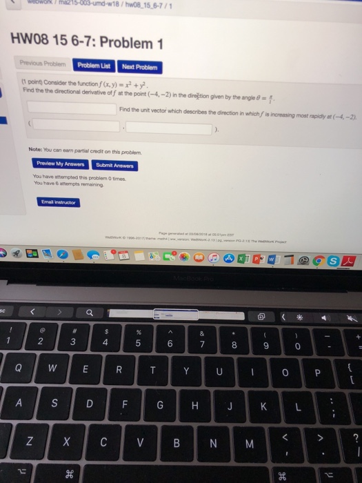 Solved ma2 15-083-umd-w18/hw08 15,6-7/ HW08 15 6-7: Problem | Chegg.com