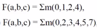 Solved F(a,b,c)=Σm(0,1,2,4)F(a,b,c)=Σm(0,2,3,4,5,7) | Chegg.com