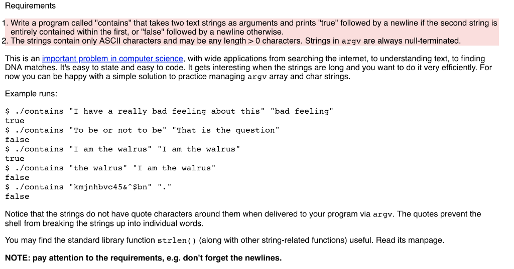 Solved Ques Write A Program In C Which Meets The Following 2456