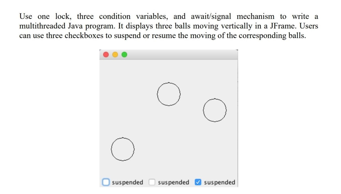 Solved Use one lock, three condition variables, and | Chegg.com