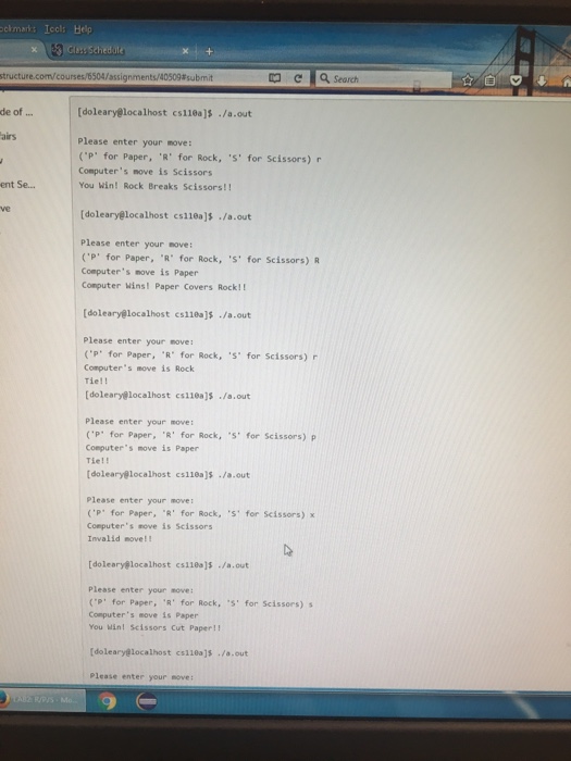 Solved Can someone send me the code my C++ programming | Chegg.com