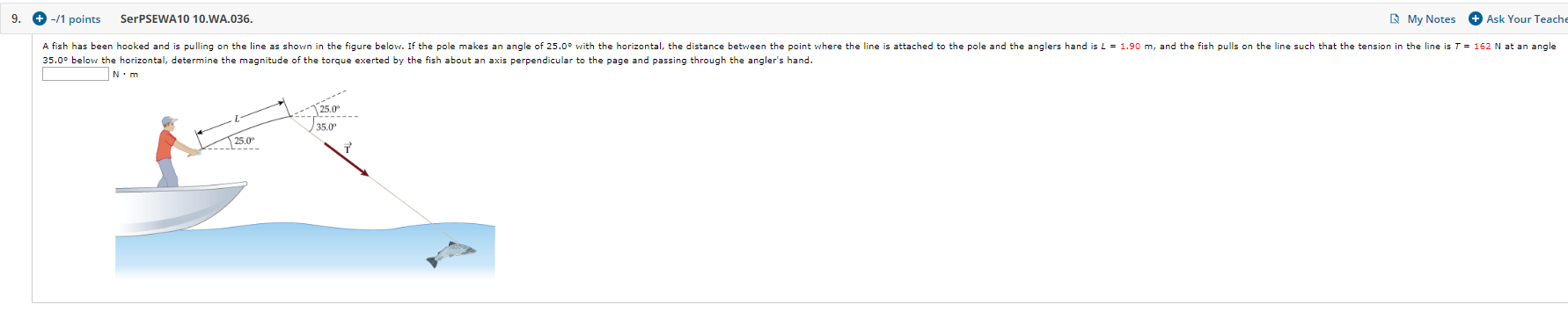Solved My Notes Ask Your Teache 9. + -/1 points SerPSEWA10 | Chegg.com