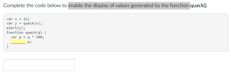 Solved Complete the code below to enable the display of | Chegg.com