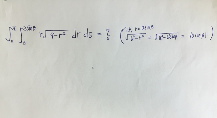 Solved please help me to solve this double integral problem. | Chegg.com