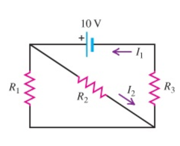 Solved Determine the current I1 and I2 in (Figure 1). Assume | Chegg.com