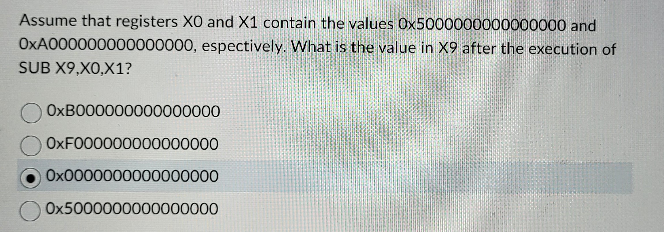 Solved For computer class:Assume that registers x0 ﻿and x1 | Chegg.com