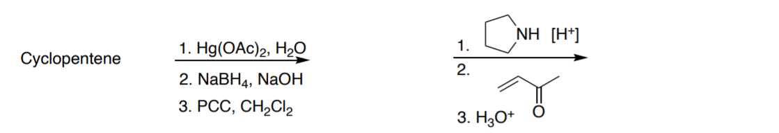 Solved o 1. NaOEt 2. CH3! OEt Eto OE 3. Hz0+, heat NH [H+] | Chegg.com