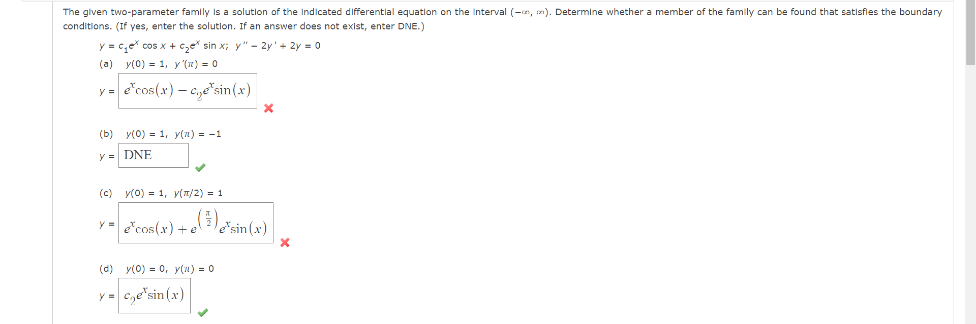 Solved conditions. (If yes, enter the solution. If an answer | Chegg.com