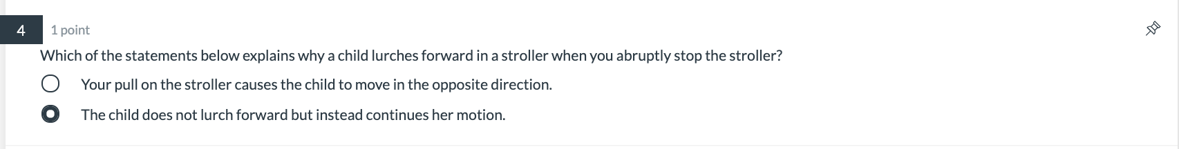 Solved 4 1 point Which of the statements below explains why | Chegg.com