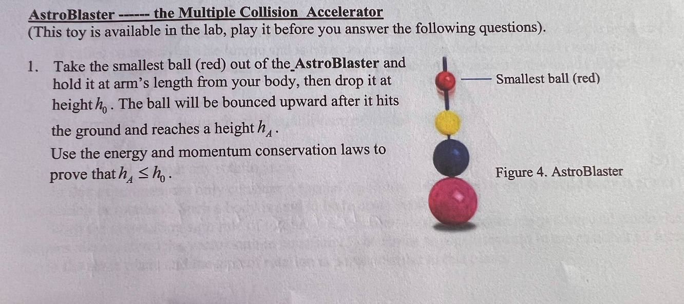 Solved AstroBlaster ----- ﻿the Multiple Collision | Chegg.com