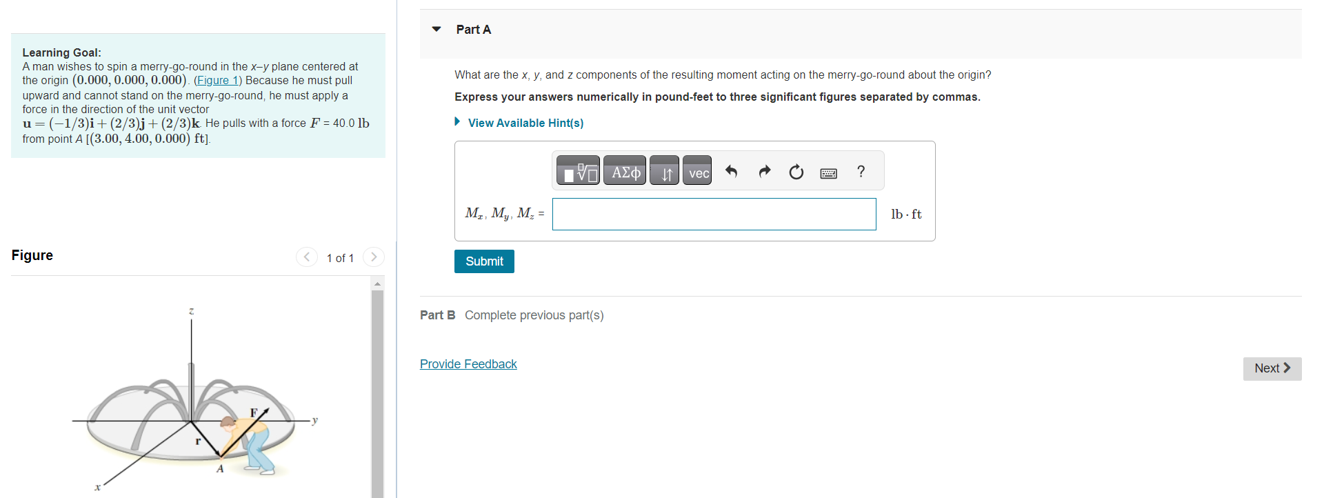 Solved Three forces A=6kN,B=4kN,C=12kN act on the plate. Use | Chegg.com