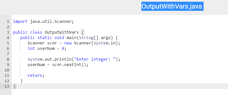 Solved A variable like userNum can store a value like an | Chegg.com Solved A variable like userNum can store a value like an | Chegg.com