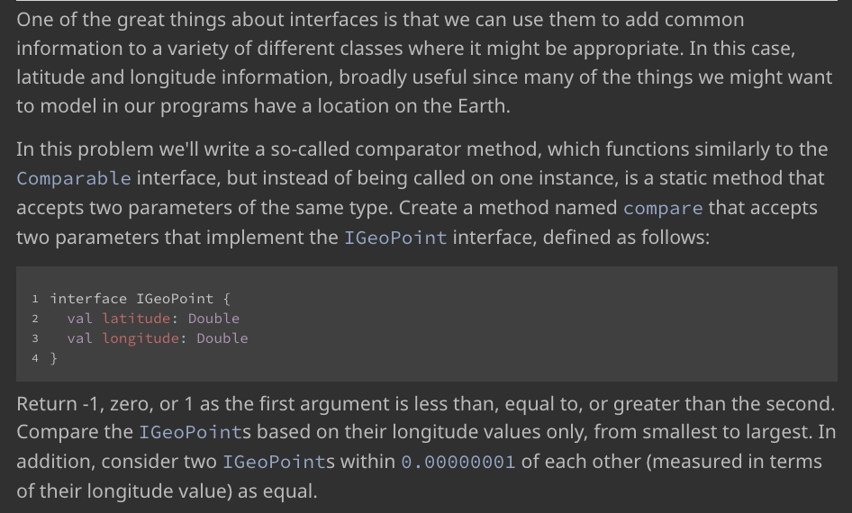 One of the great things about interfaces is that we | Chegg.com