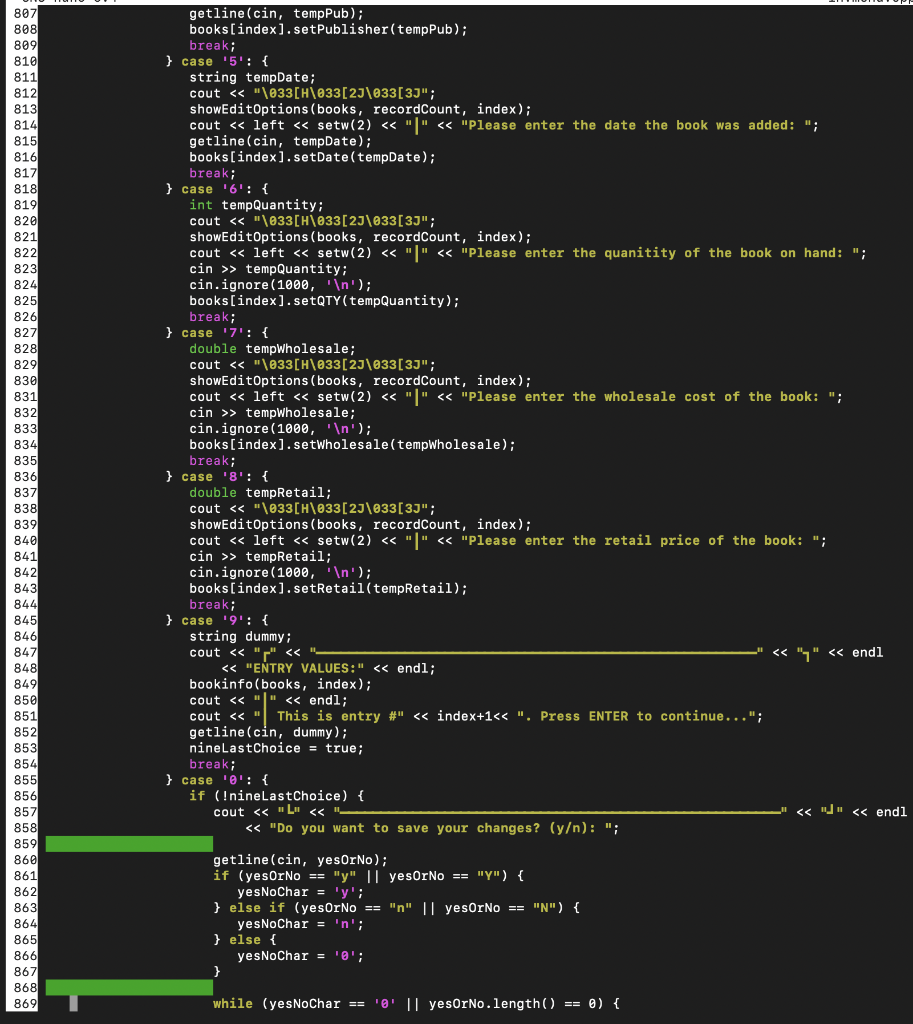 GNU nano 6.4 invmenu.cpp GNU nano | Chegg.com