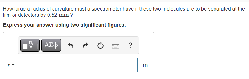 Solved A mass spectrometer is being used to monitor air | Chegg.com