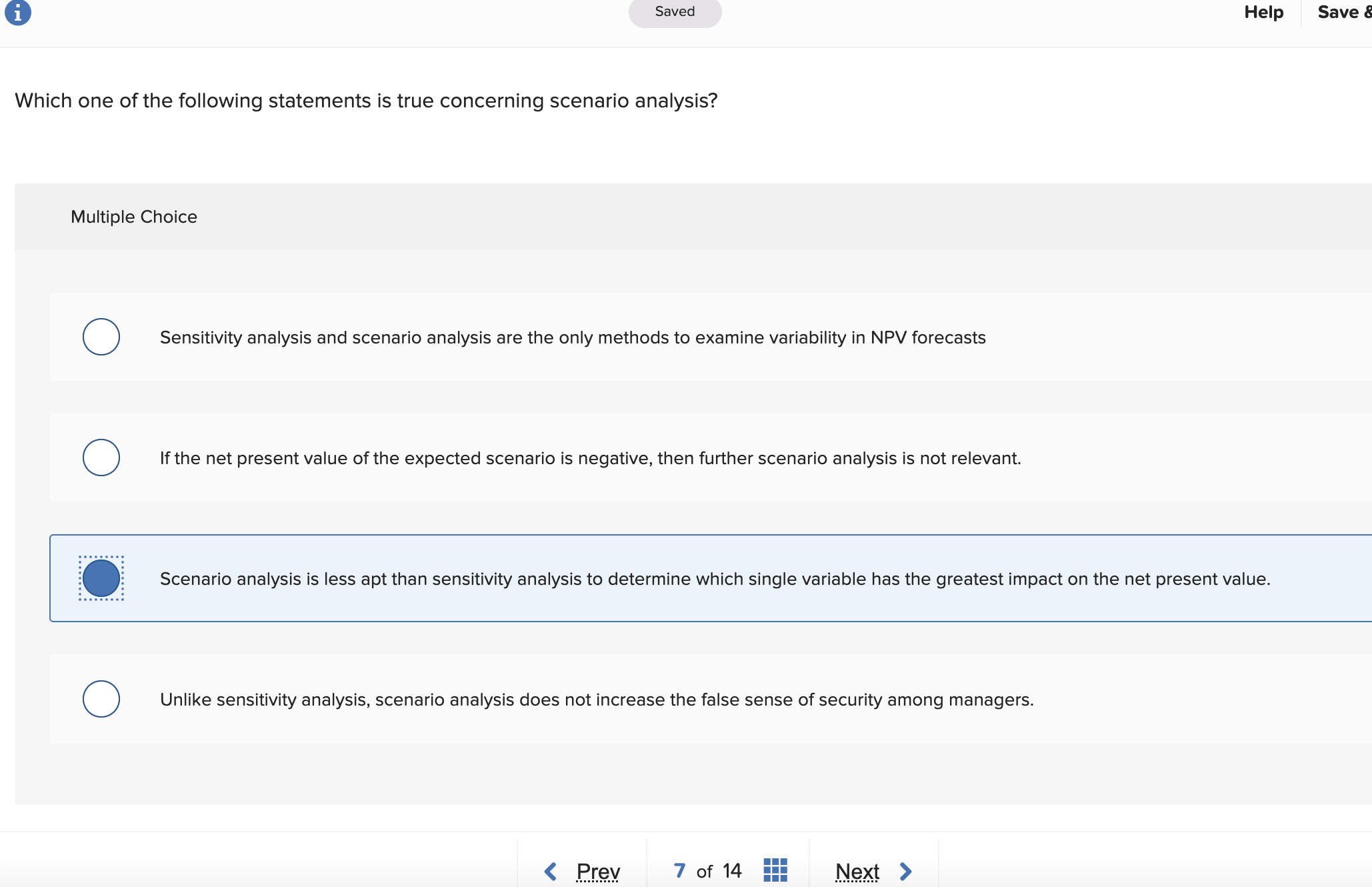 Solved Which one of the following statements is true | Chegg.com