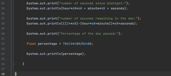 Solved 1 public class Assignment { 2 3 public static void | Chegg.com