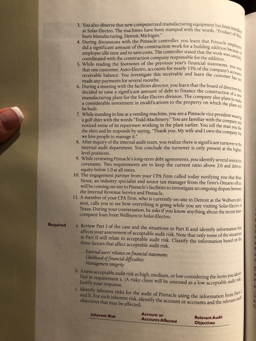 analytical procedures Planned detection risk for | Chegg.com