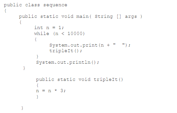 Solved Java questions. True or False In the following method | Chegg.com