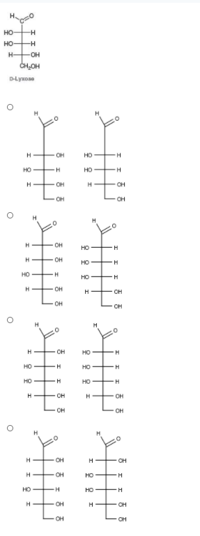 Solved Question 25 Select correct pair of epimers formed | Chegg.com